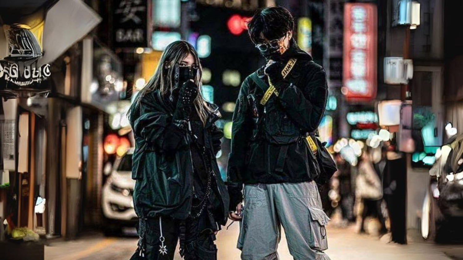 Exploring the Fusion of Traditional Japanese Fashion with Cyberpunk Ae ...