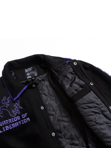 One Piece Gear 5 Varsity Jacket Full Embroidery | Zewearsy