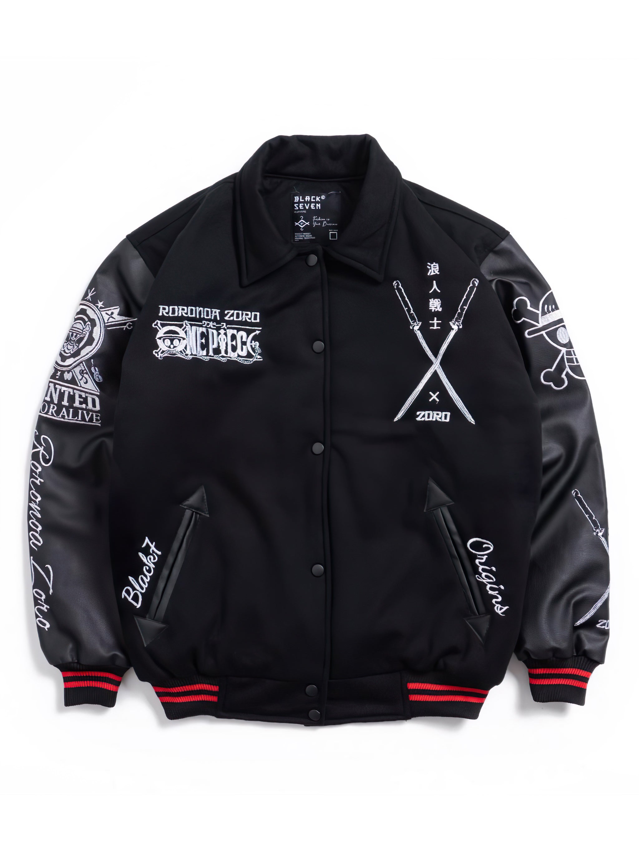 Zoro One Piece Jacket Full Embroidery | Japan Apparel – Zewearsy