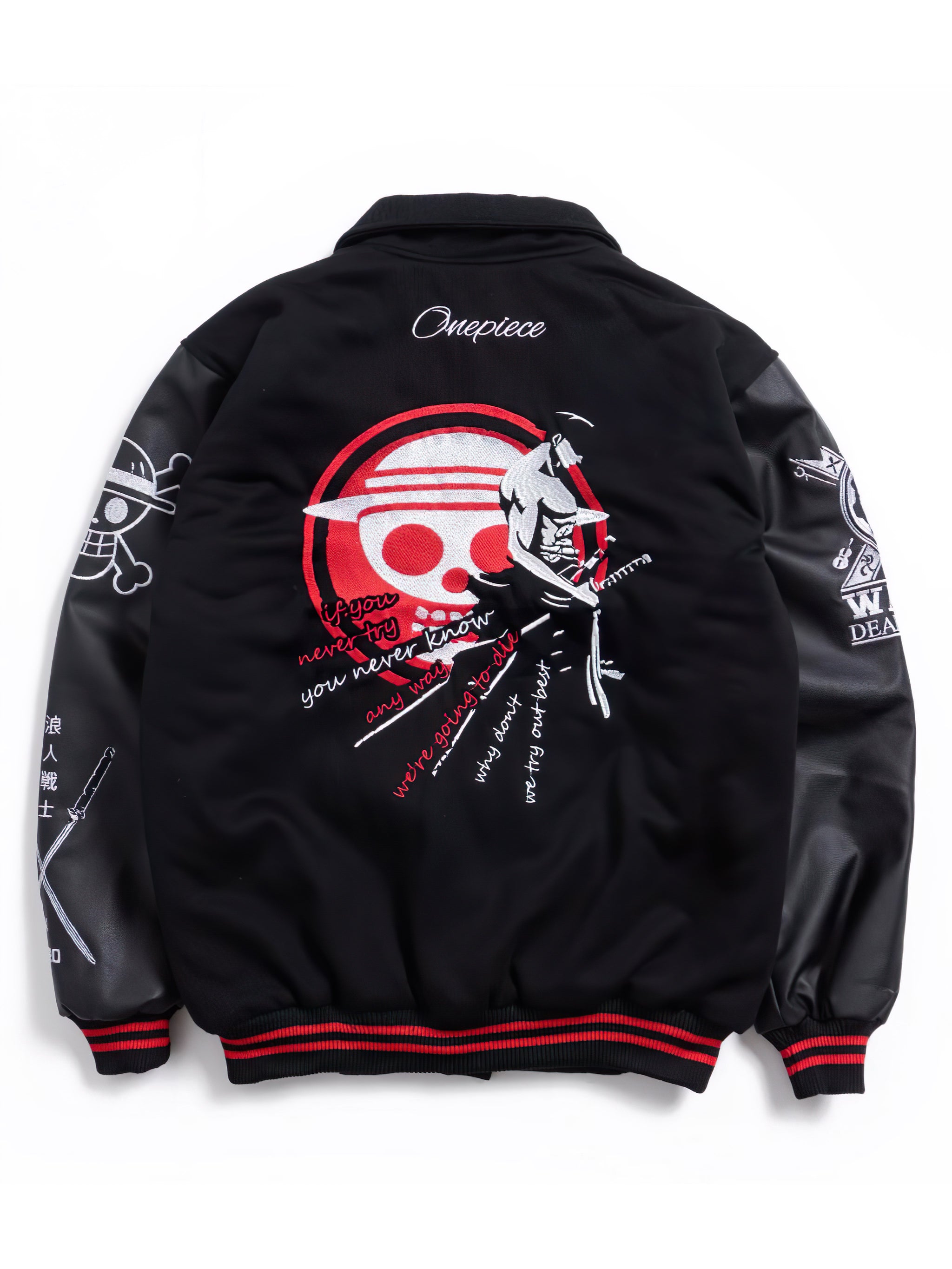 Zoro One Piece Jacket Full Embroidery | Japan Apparel – Zewearsy